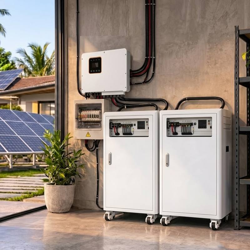 Off‑Grid Solar Power Kit | MPPT Controller + LFP Battery + Off‑Grid ...